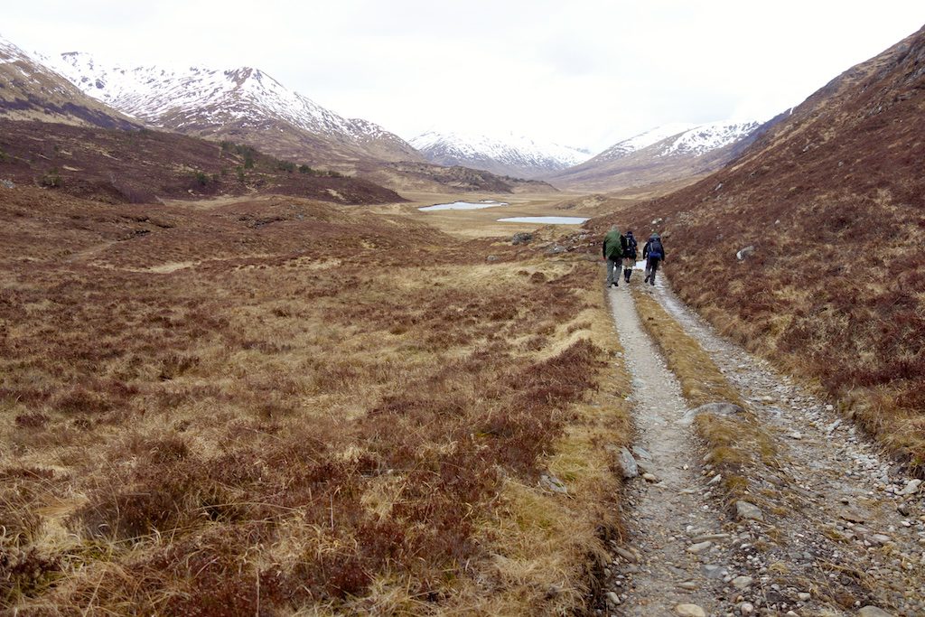 Affric Kintail Way en deel van de Great Glenn Way, hiking in Schotland